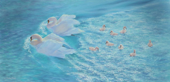 Artist Jan Sharkey Thomas Salt Spring Island Art Gallery